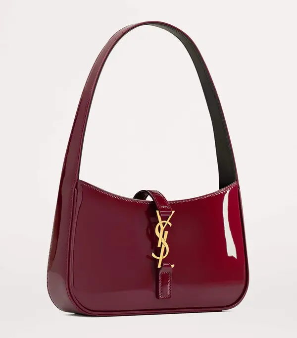 Saint Laurent Mini Patent Leather Le 5 À 7 Shoulder Bag - Red