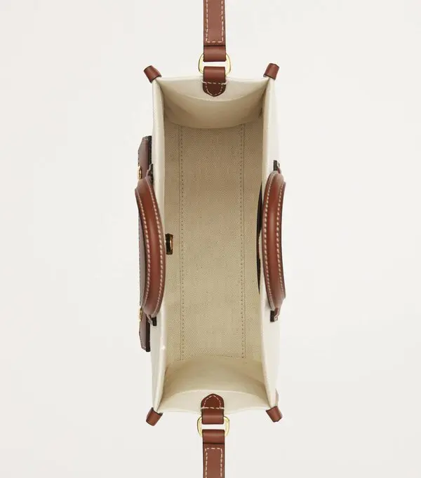 Burberry Mini Canvas Tote Bag - Brown
