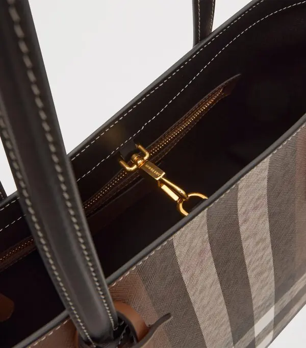 Burberry Check Tote Bag