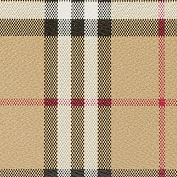 Burberry Check Zipped Wallet - Brown