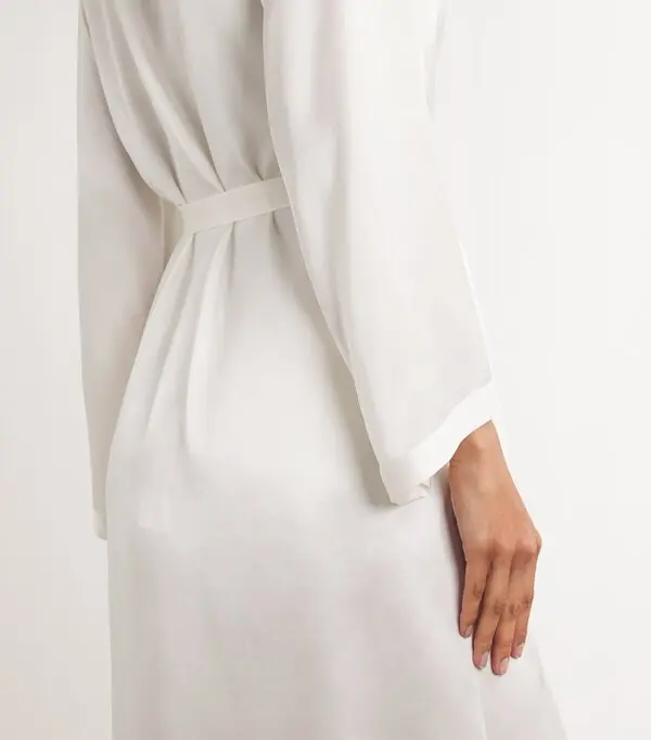MARJOLAINE Silk Longline Tracy Robe