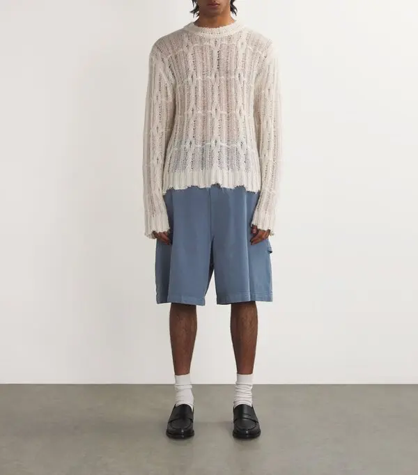 LE17SEPTEMBRE Cotton Work Shorts