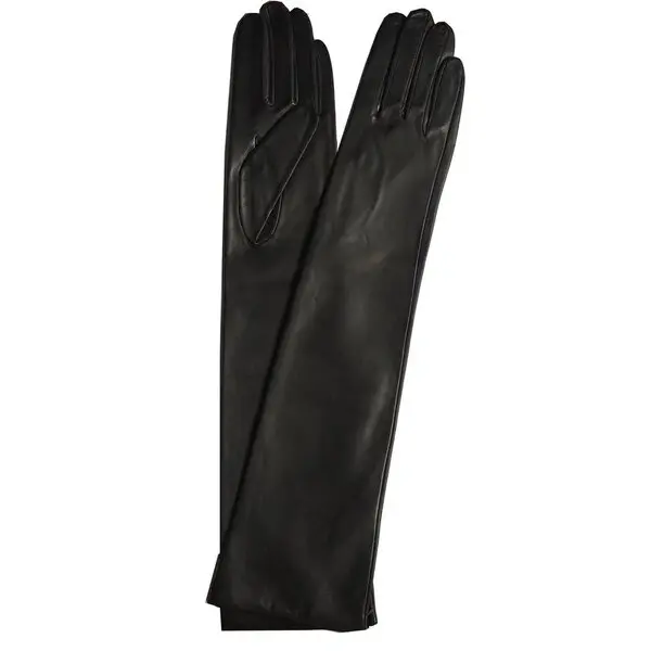 PAULA ROWAN Montserrat Leather Gloves - Grey