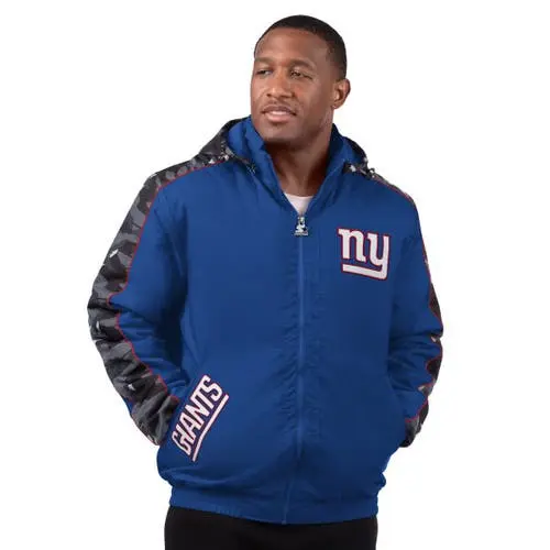 STARTER New York Giants Thursday Night Gridiron Full-zip Jacket