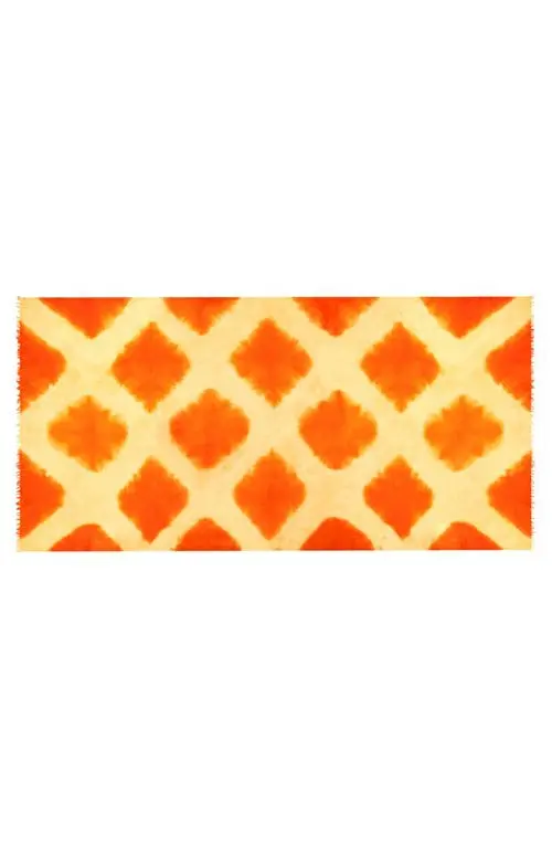 MER ST. BARTH Cashmere Dip Dye Shawl - Fiery Sunset