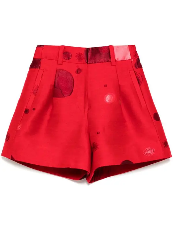 Shiatzy Chen Jacquard Shorts