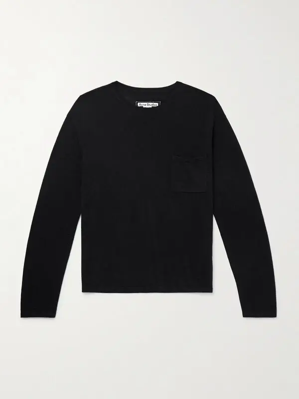 Acne Studios Kluna Logo-appliquéd Cashmere Sweater