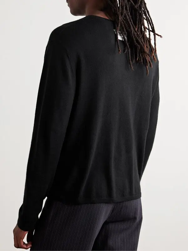 Acne Studios Kluna Logo-appliquéd Cashmere Sweater