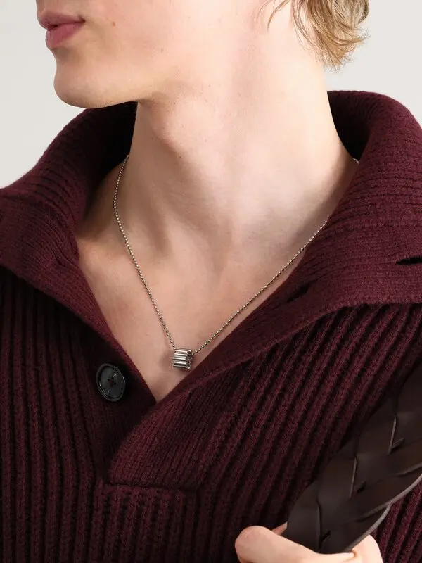 VILTIER Edge 18-karat Pendant - Silver