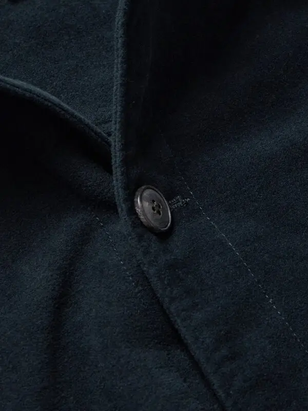 Sunspel Cotton-blend Moleskin Shirt Jacket