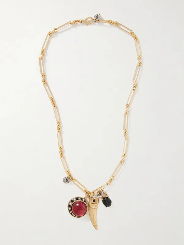 Maison Mayle Long Links -plated Necklace - Gold