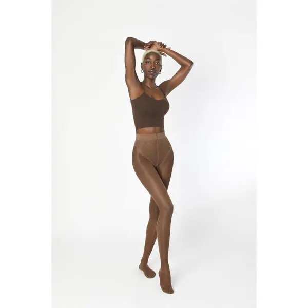 SKYTIGHTS Cabincomfort 70 Denier Sheer Compression Tights - Nude/shade 10