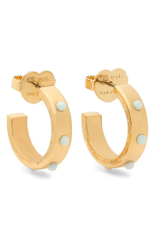 Kate Spade New York Faux Huggie Hoop Earrings - Opal