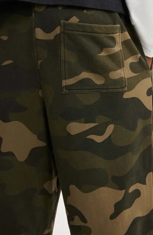COTTON ON Super Baggy Track Pant - Camo Green Wash
