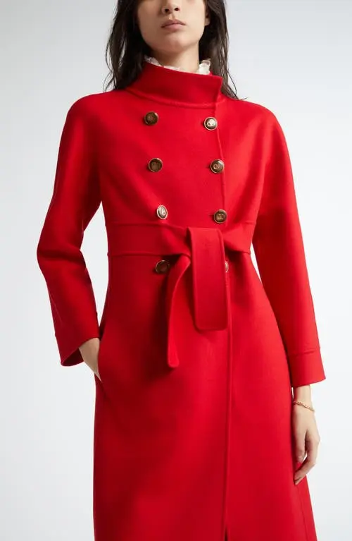 Valentino Garavani Double-breasted Wool-cashmere Belted Coat - Paris