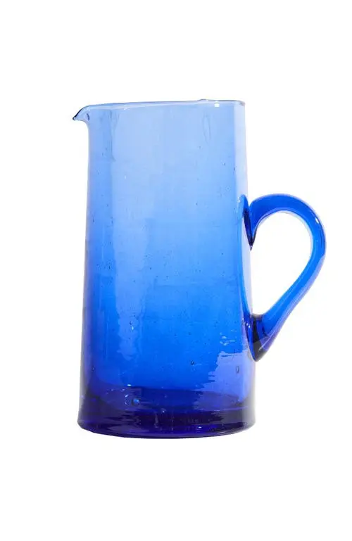 VERVE CULTURE Moroccan Cone Jug - Blue