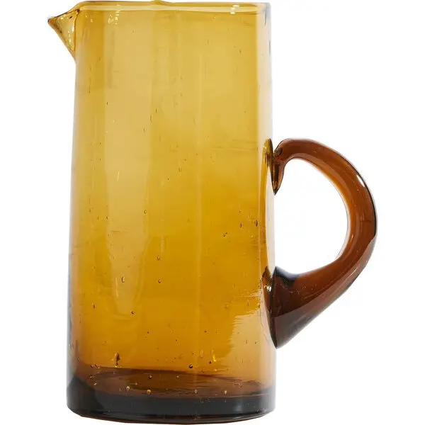 VERVE CULTURE Moroccan Cone Jug - Amber