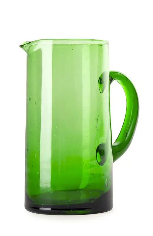 VERVE CULTURE Moroccan Cone Jug - Green