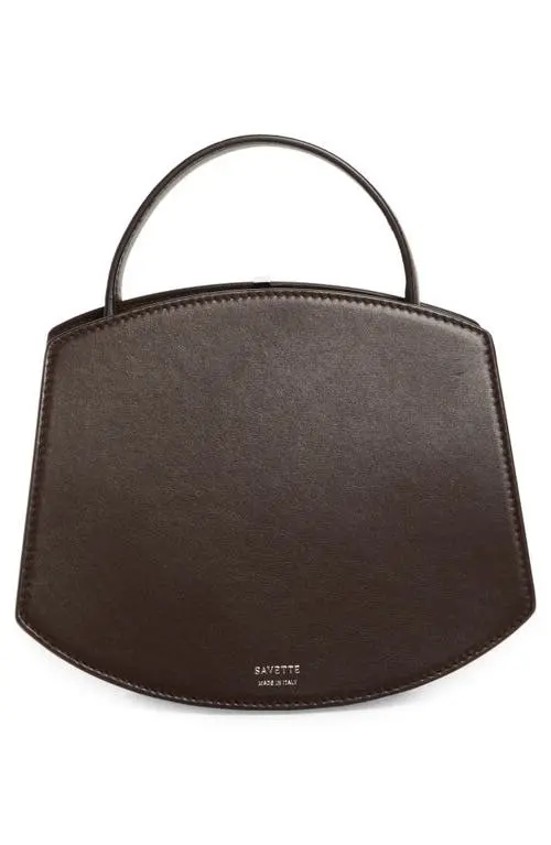 Savette The Florence 20 Leather Top Handle Bag