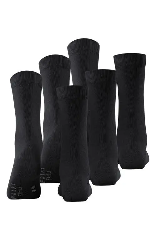 Falke 6-pack Cotton Blend Crew Socks