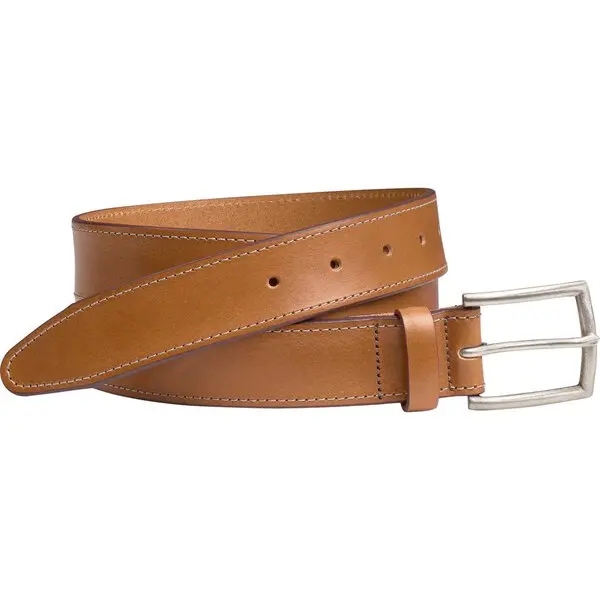 Johnston & Murphy Leather Belt - Tan