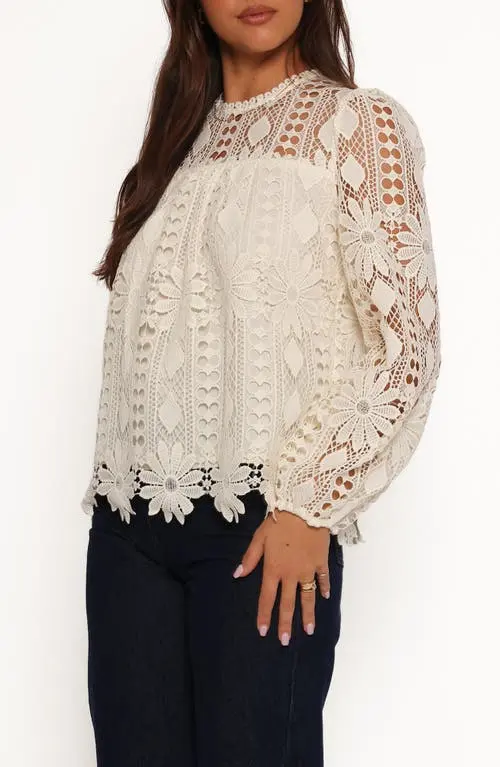 PETAL & PUP Kennedy Lace Overlay Top