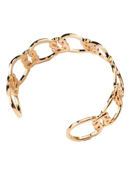 DLORIA Plated Love Knot Cuff Bracelet