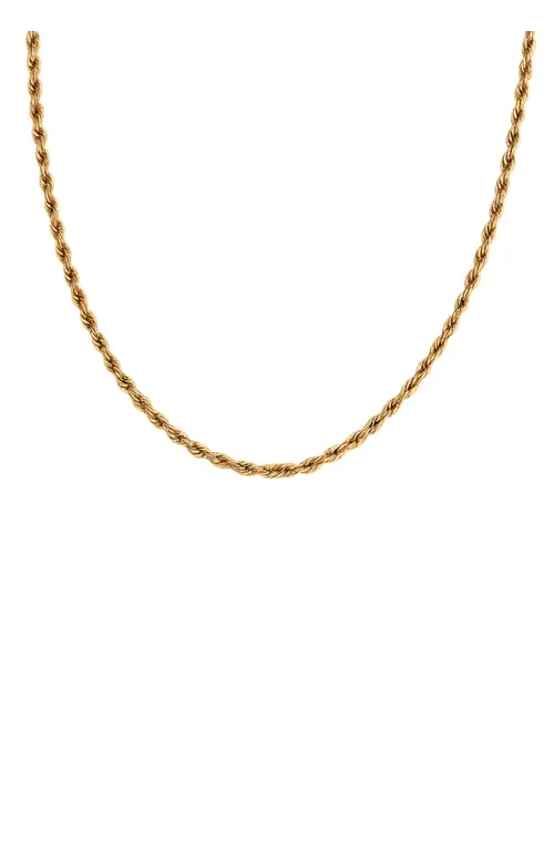 HOLLYWOOD SENSATION Rope Chain Necklace - Gold