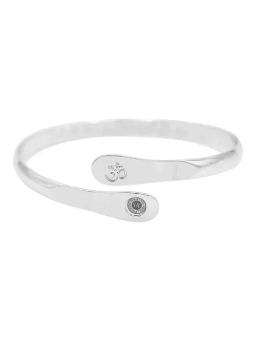 DLORIA Hollywood Sensation Yoga Cuff Bracelet - Silver