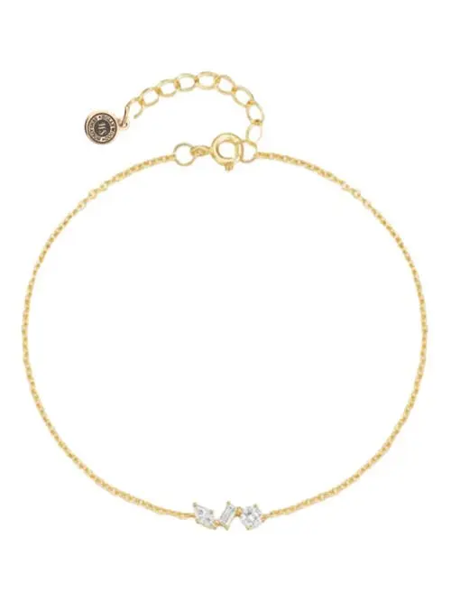 HOLLYWOOD SENSATION Silvana Chain Link Bracelet - Gold