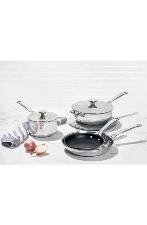 LE CREUSET 6-piece Signature Stainless Steel Cookware Set