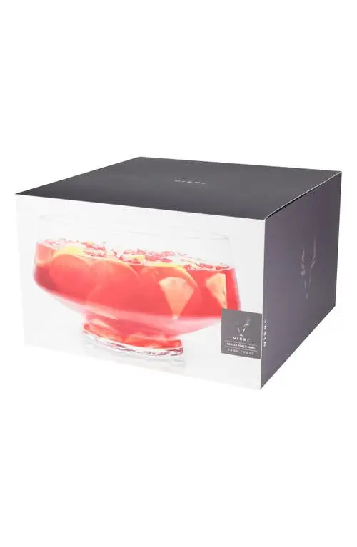 VISKI Raye Footed Heavy Base Punch Bowl