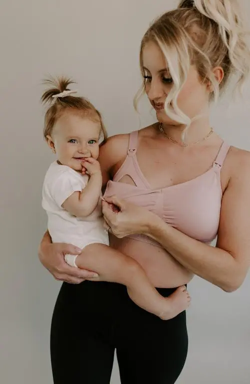 BLUSH + BASHFUL Blush Maternity & Nursing Bra - Petal