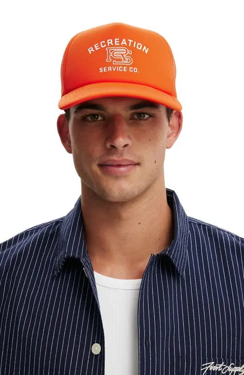 COTTON ON Trucker Hat - Orange Recreation