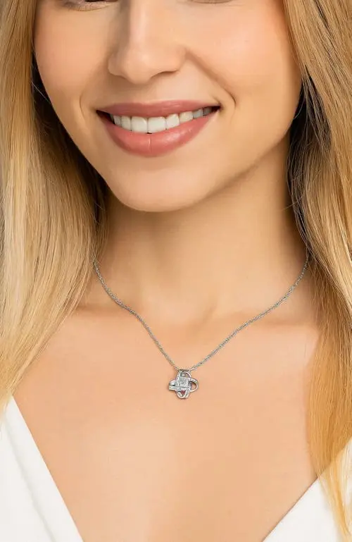 DLORIA Hollywood Sensation Knot Pendant Necklace