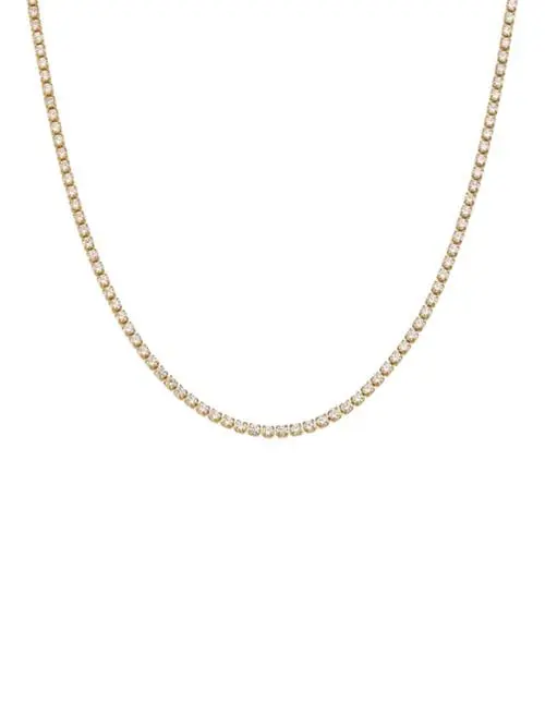 HOLLYWOOD SENSATION Moonlit Tennis Necklace - Gold