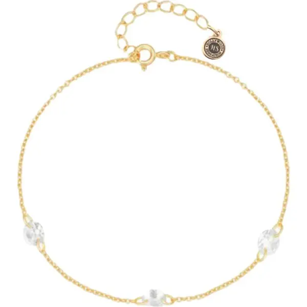 DLORIA Hollywood Sensation Eternal Glow Aaaaa Cubic Zirconia Bracelet - Gold