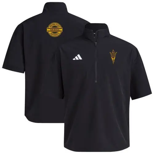 Adidas Arizona State Sun Devils 2024 Half-zip Short Sleeve Training Jacket