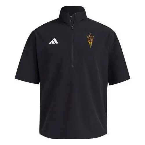 Adidas Arizona State Sun Devils 2024 Half-zip Short Sleeve Training Jacket