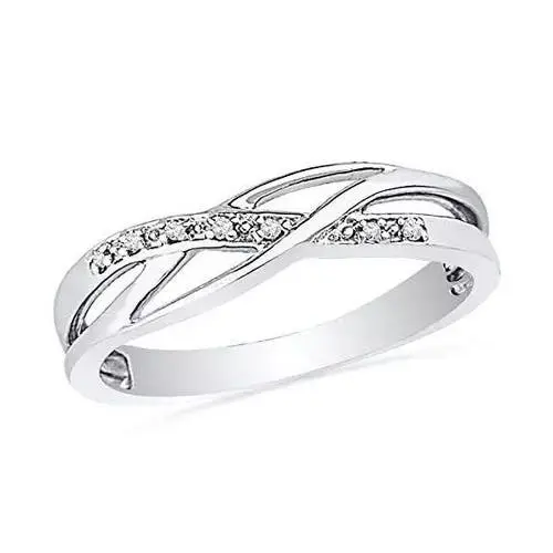 DLORIA Hollywood Sensation Crystal Braided Ring