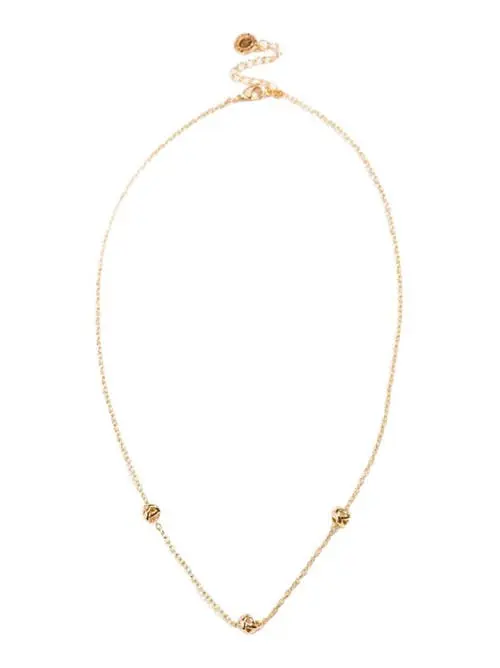 HOLLYWOOD SENSATION Love Knot Necklace - Gold