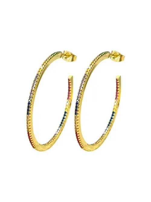 DLORIA Hollywood Sensation Hoop Earrings