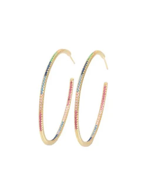 DLORIA Hollywood Sensation Hoop Earrings