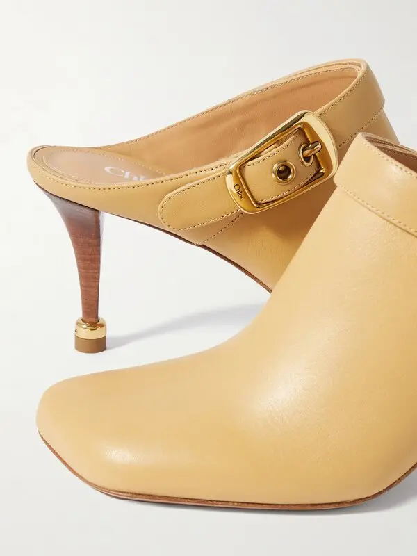 Chloé Andrea Leather Mules