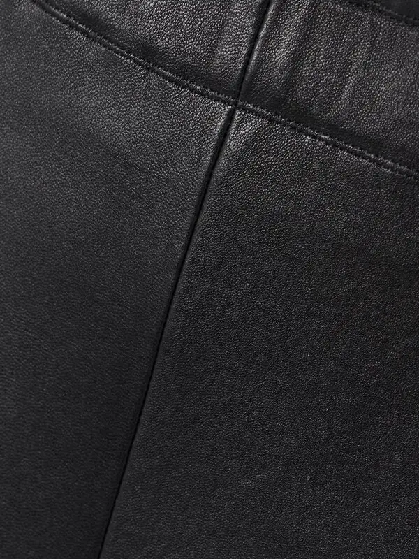 Stouls Jp Twenty Cropped Leather Flared Leggings
