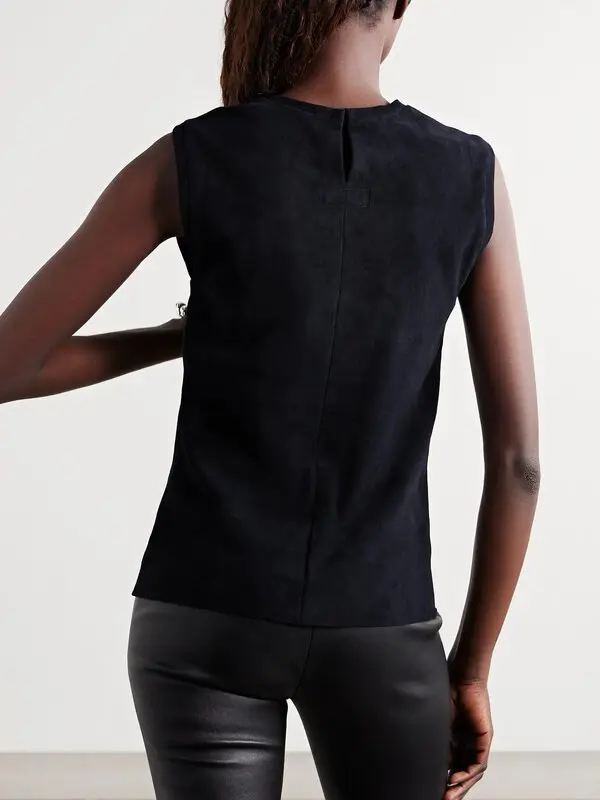 Stouls Miuccia Suede Tank - Blue