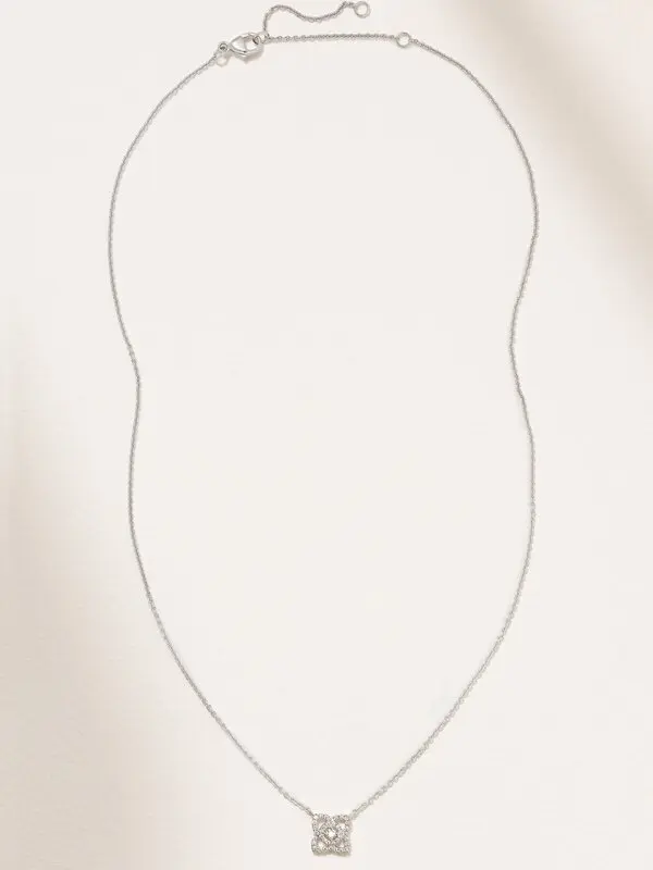 DE BEERS LONDON 18 Karat White Diamond Necklace - Gold