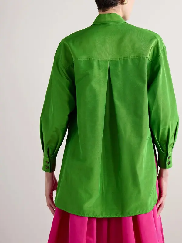 Carolina Herrera Cotton-blend Faille Shirt