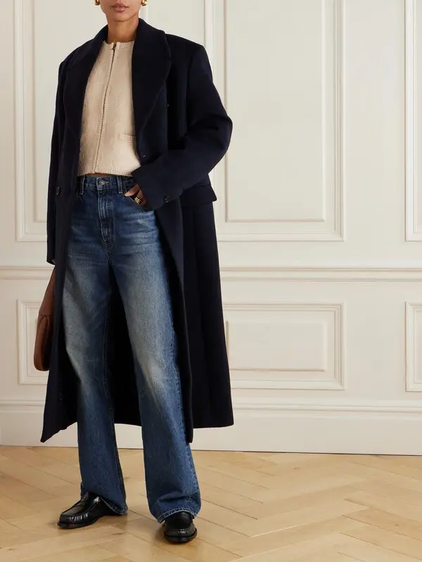 FRAME Brushed Wool-blend Cardigan