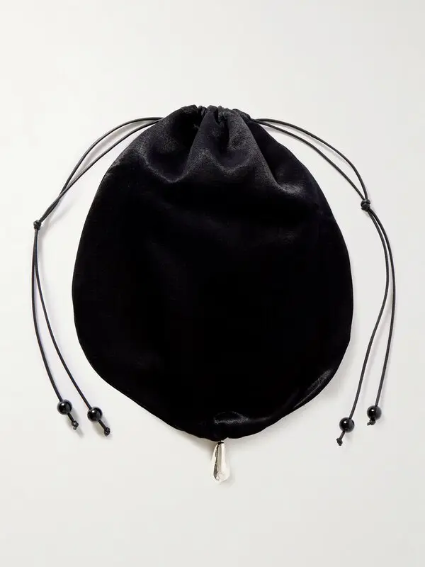 SOPHIE BUHAI Teardrop Embellished Pouch - Black